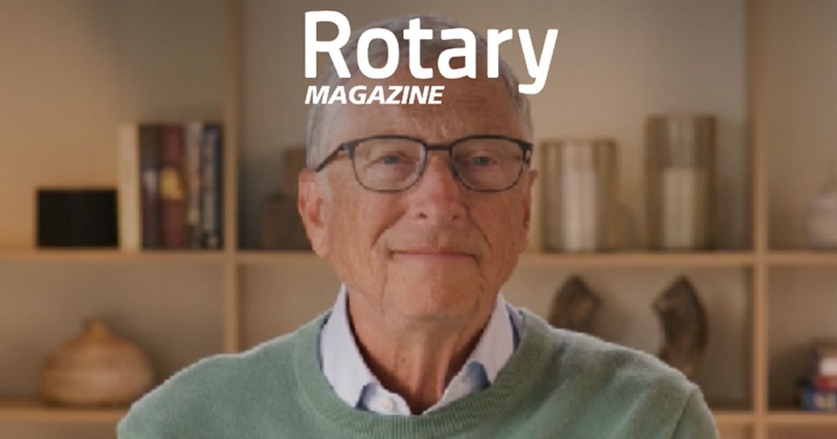 Bill Gates on Polio - Rotary Magazine - Oct 2025