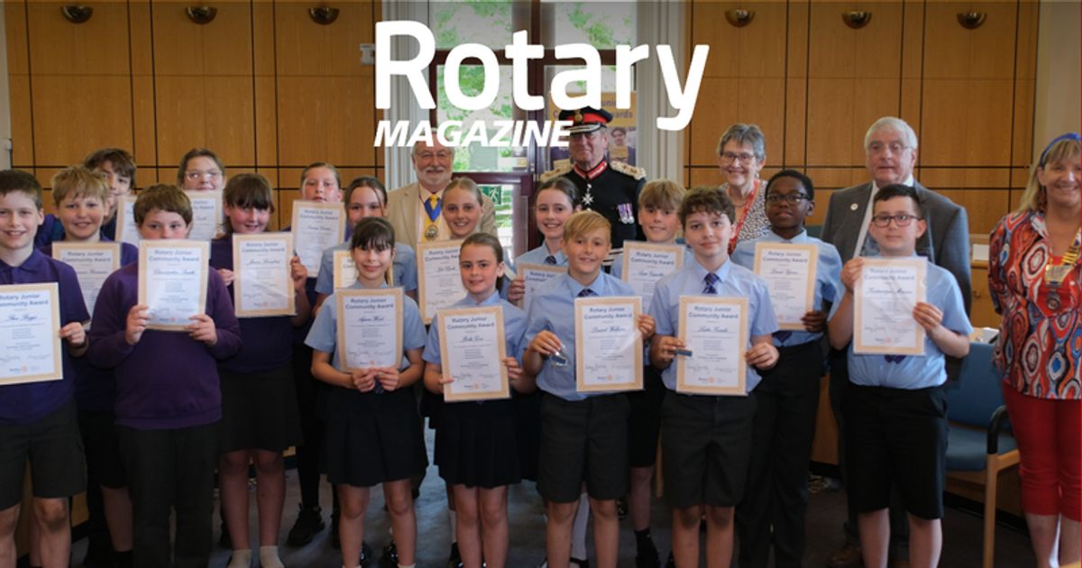 Community Awards Scheme launched - Rotary Magazine - August 2025