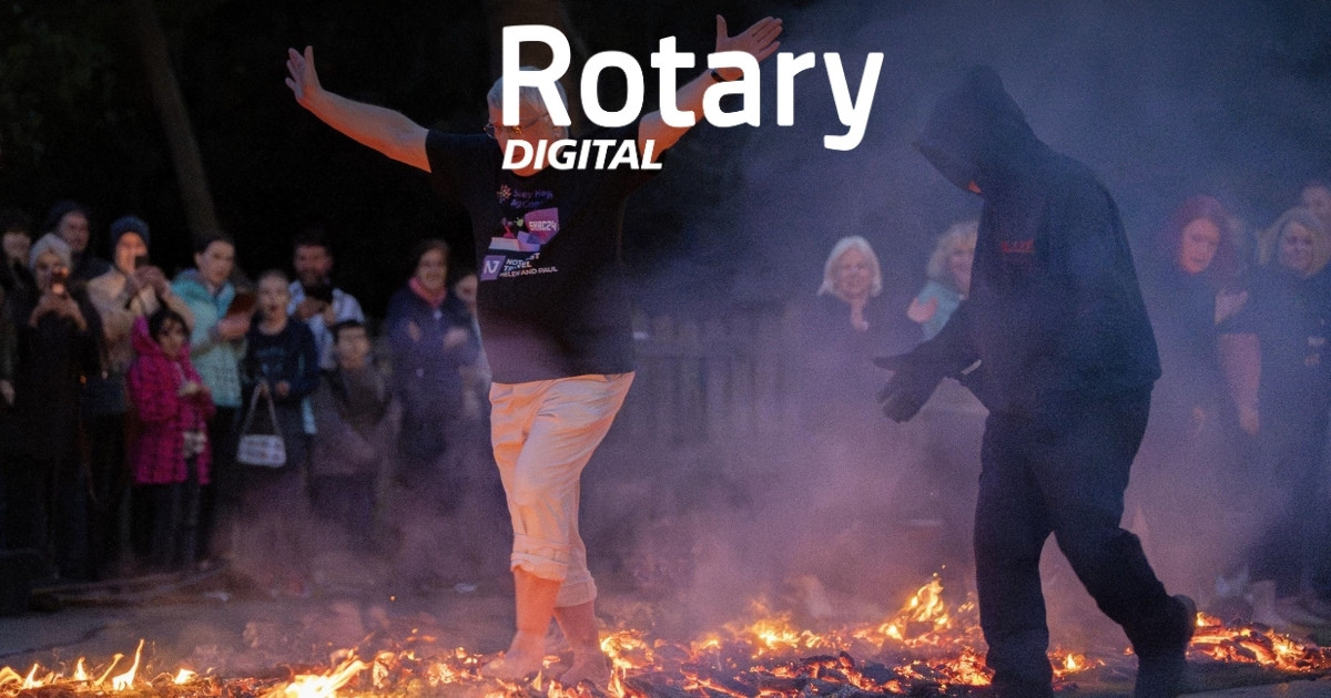 Camberley Fire Walk - Rotary Digital - October 2024