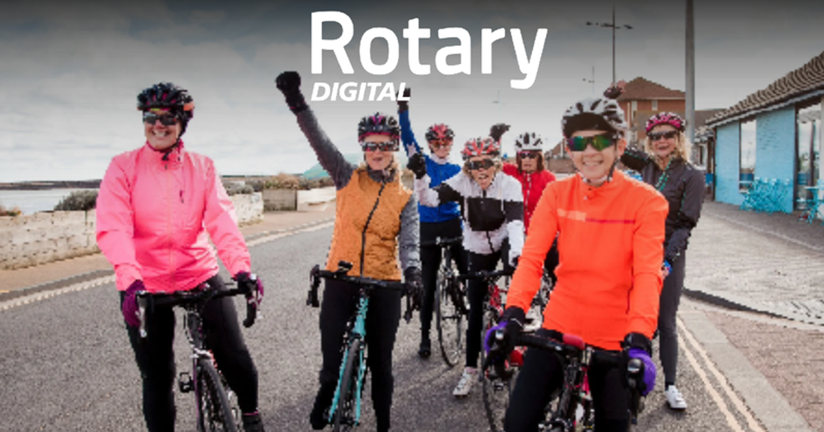 Rotary Fellowship Cycling to Serve - Rotary Digital - April 2025