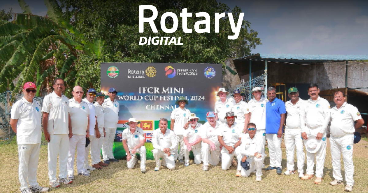 Sprit of Cricket lives in Rotary - Rotary Digital - July 2024