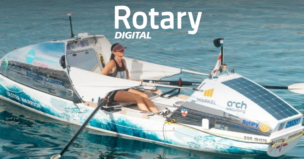 Linda's Atlantic Rowing Race - Rotary Digital - May 2024